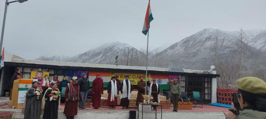 77th Republic Day celebrated at Khaltse sub-division